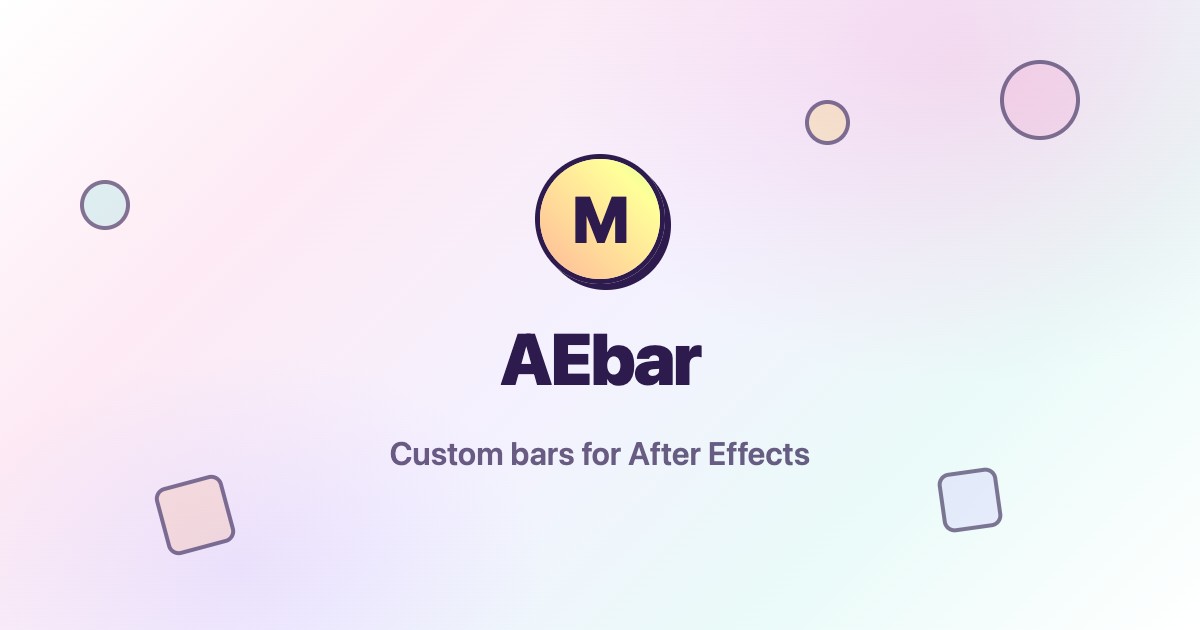 Creating Toolbars with AI | AEbar Docs | Motion Fun